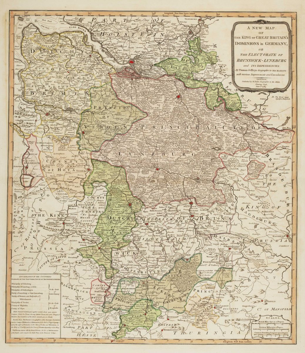 The German possessions of the Georgian monarchs - Altea Gallery